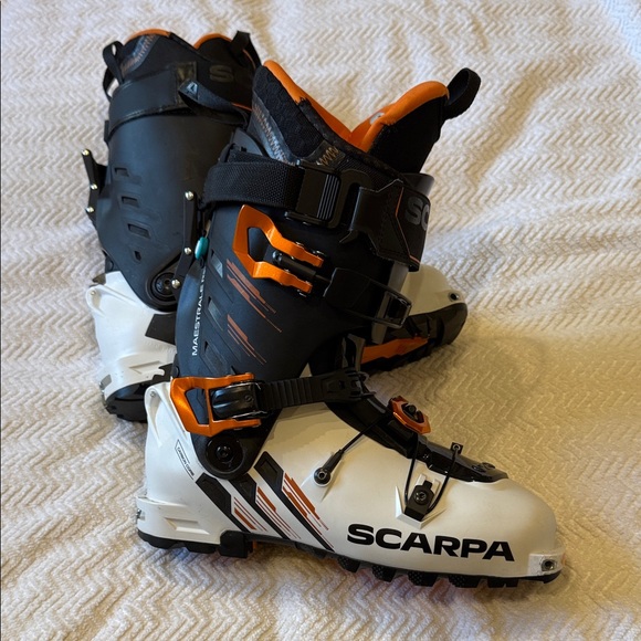 Scarpa | Shoes | Scarpa Maestrale Rs Black And Orange Ski Boots | Poshmark